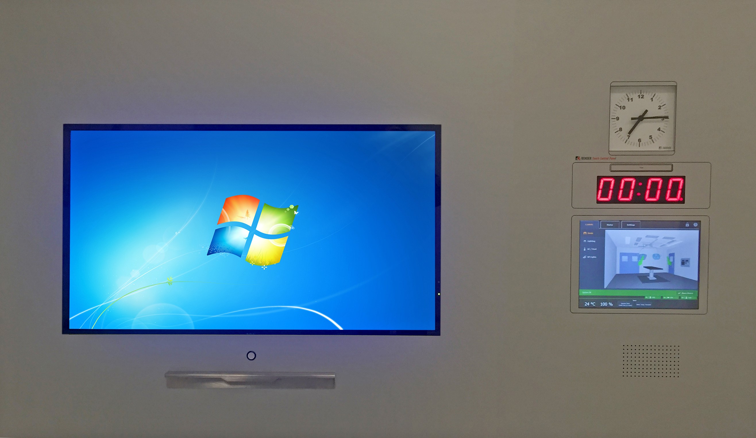 Bespoke touch-screen control panels installed in Whittington Hospital ...