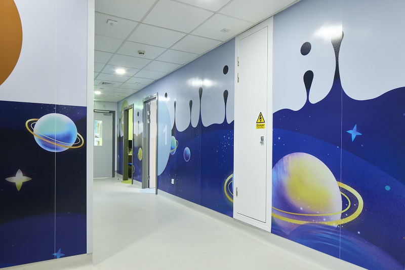 Gradus provides bespoke wall protection for Leicester Children’s Hospital