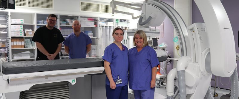 Interventional radiology suite opens at Wrexham Maelor Hospital
