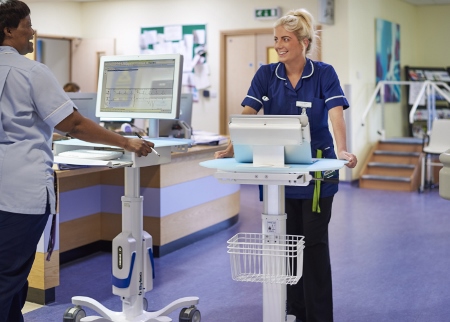 David Bailey Furniture Systems launches new mobile hospital writing desk