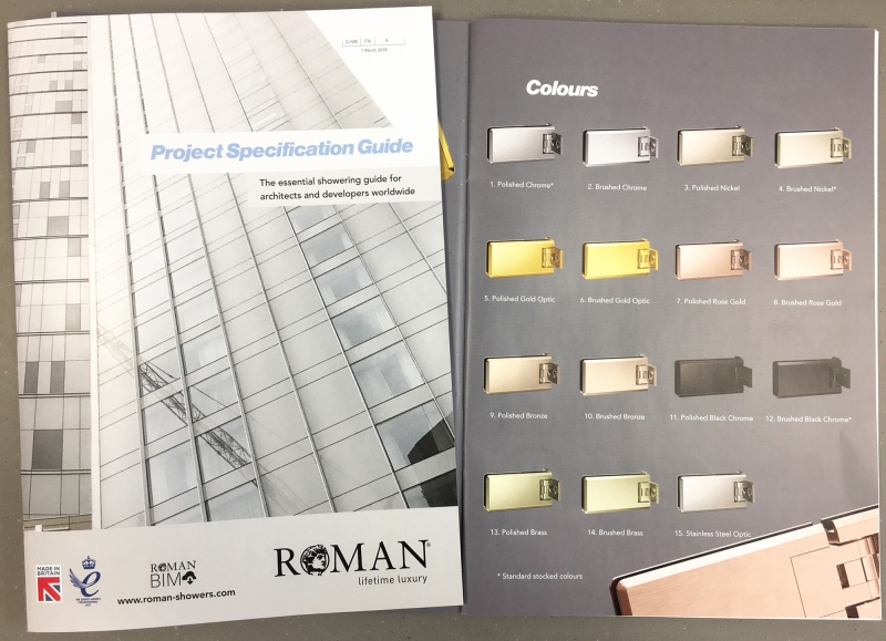 Roman launches Lumin8 Curved Wetroom Panel